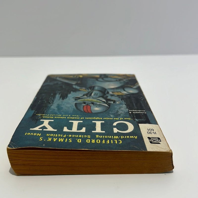 City (1952 Vintage Ace Books H-30) by Clifford D. Simak, Paperback ...