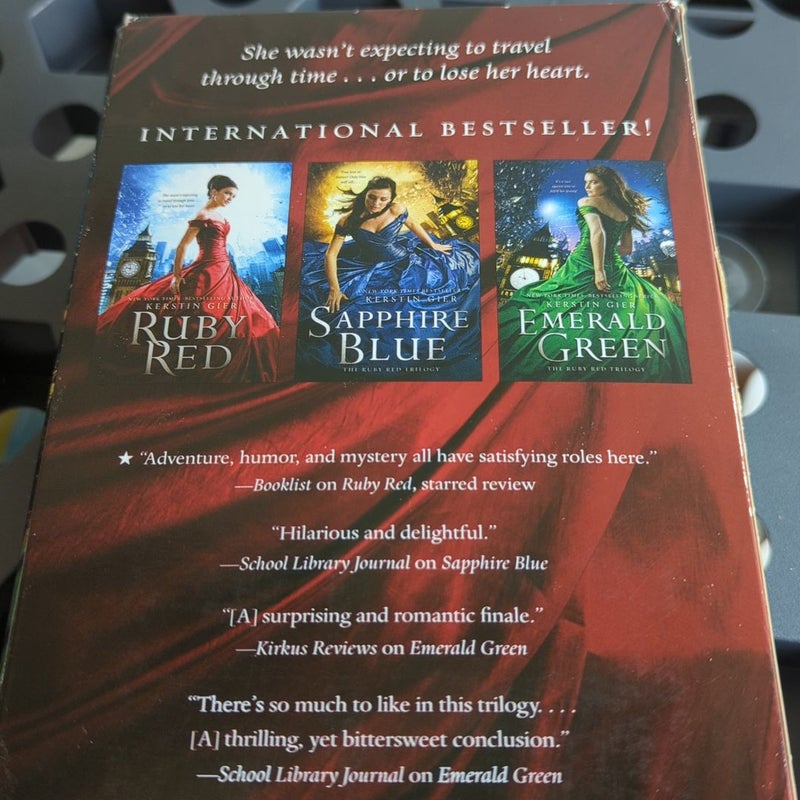 The Ruby Red Trilogy Boxed Set by Kerstin Gier; Anthea Bell, Paperback ...
