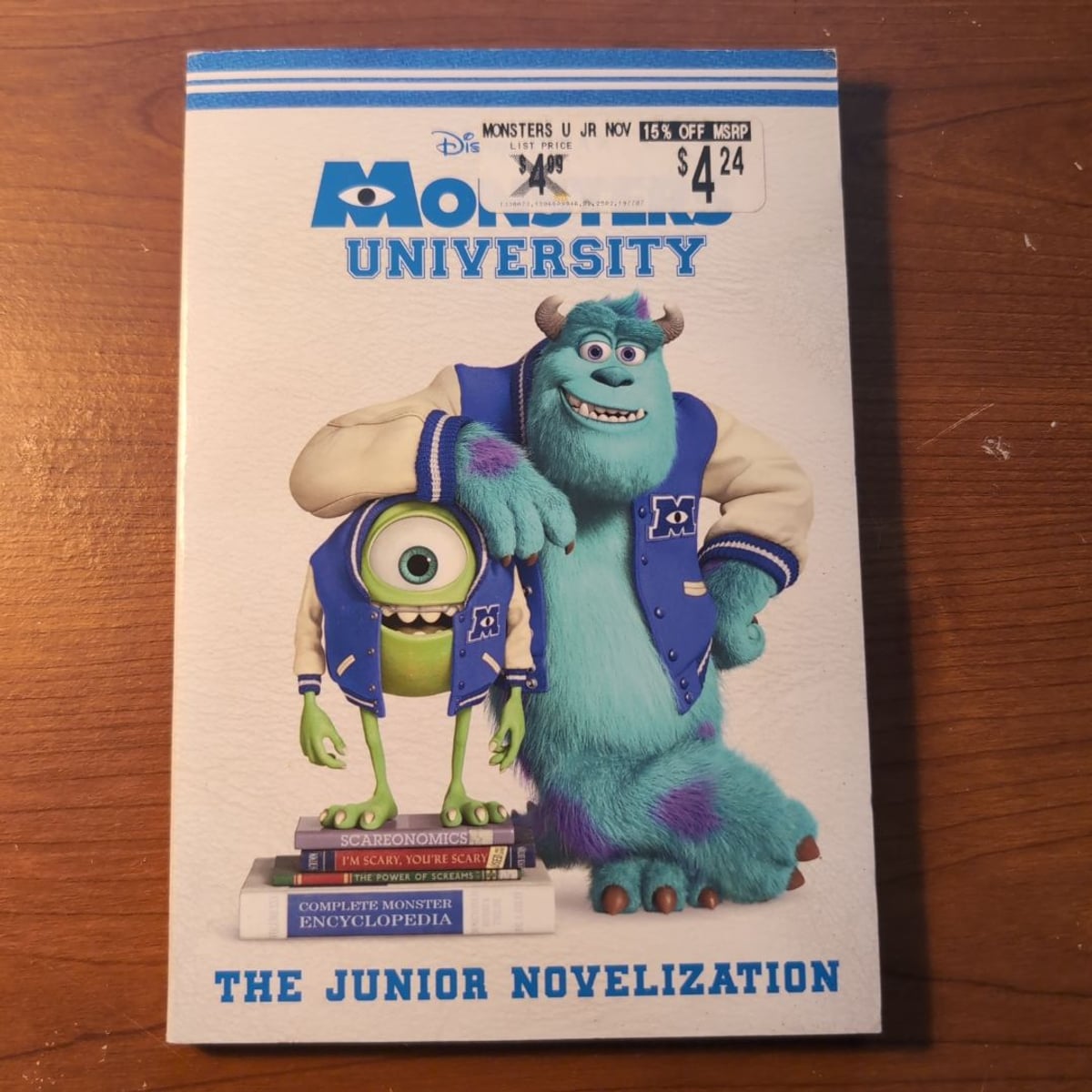Monsters University Junior Novelization Disney Pixar Monsters
