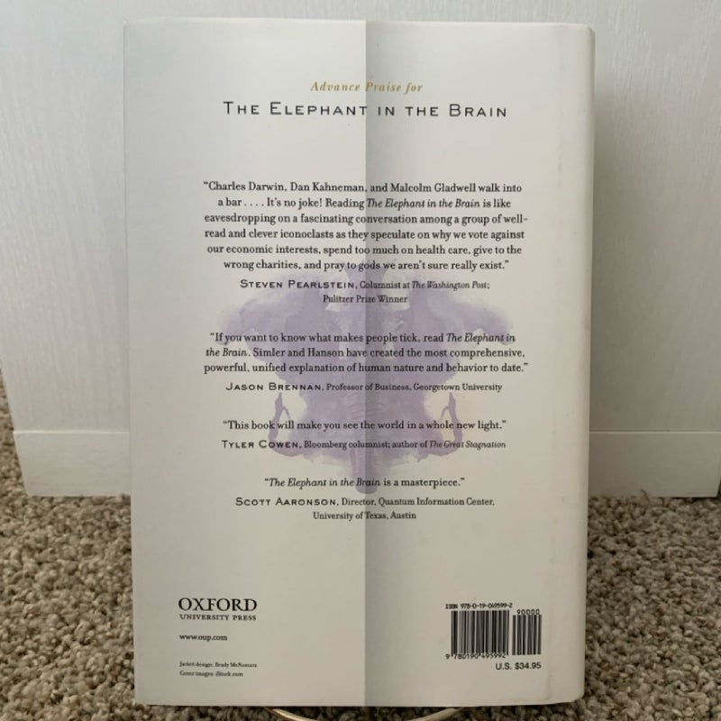 The Elephant in the Brain by Kevin Simler, Robin Hanson