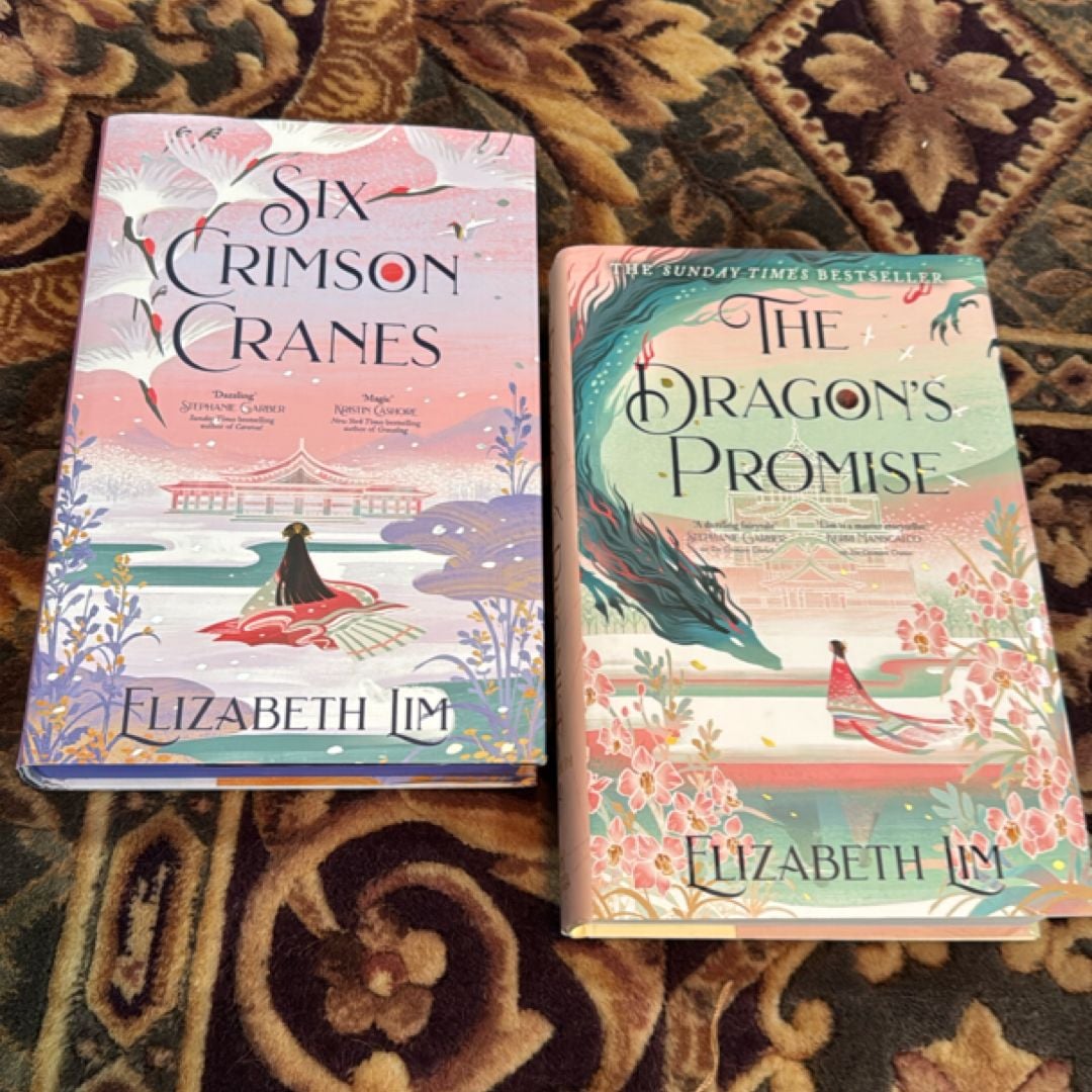 Six Crimson Cranes and The Dragon’s Promise by Elizabeth Lim, Hardcover ...