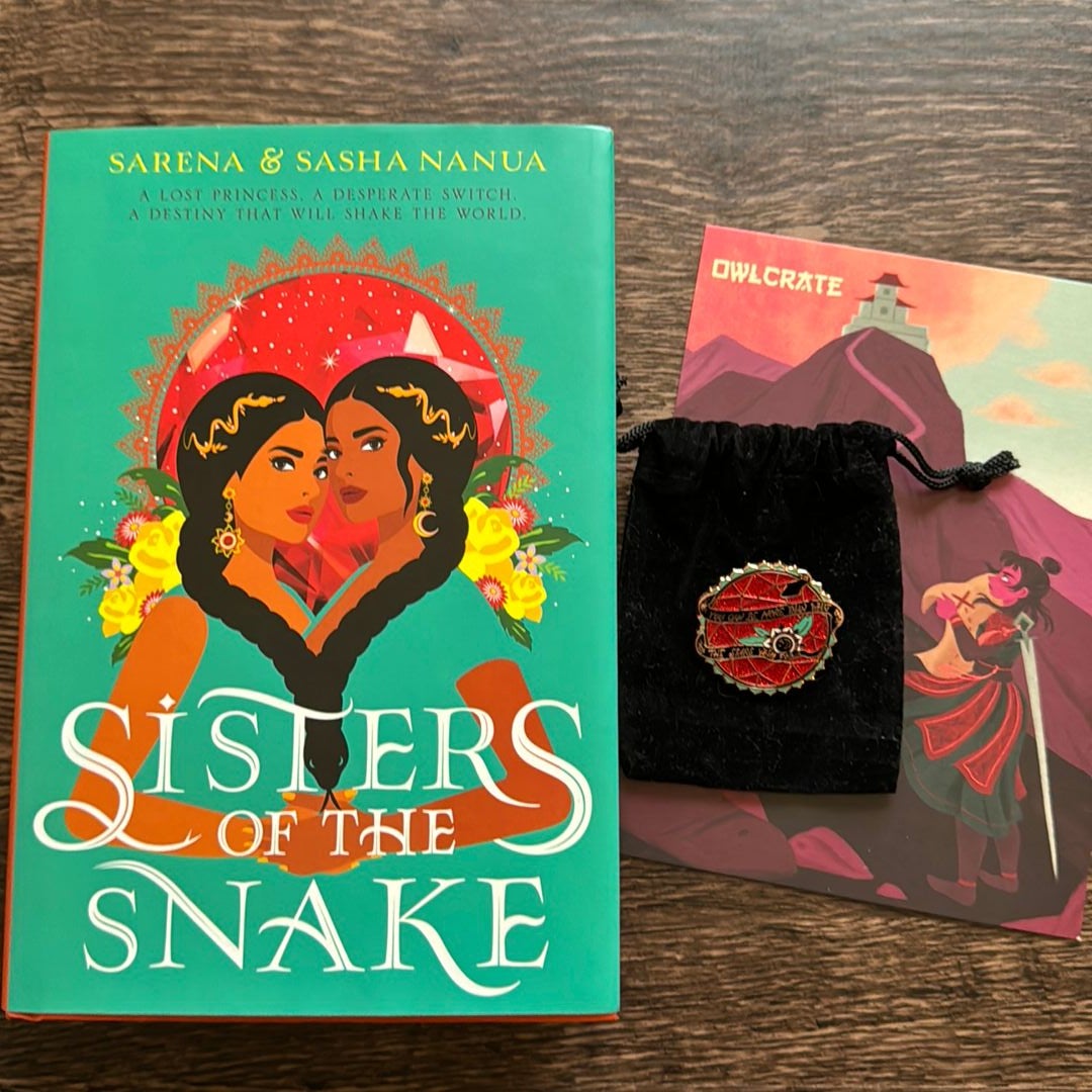 Owlcrate Special Edition of Sisters of Snake with Pin by Sarena & Sasha ...