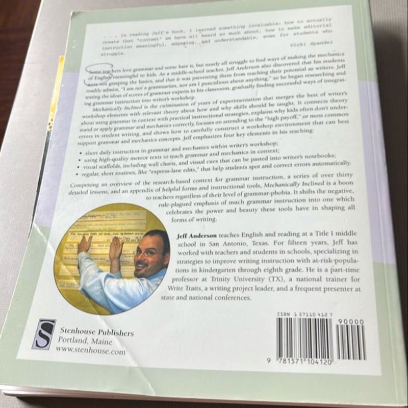 Mechanically Inclined by Jeff Anderson