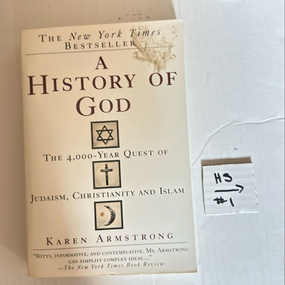 A History of God by Karen Armstrong