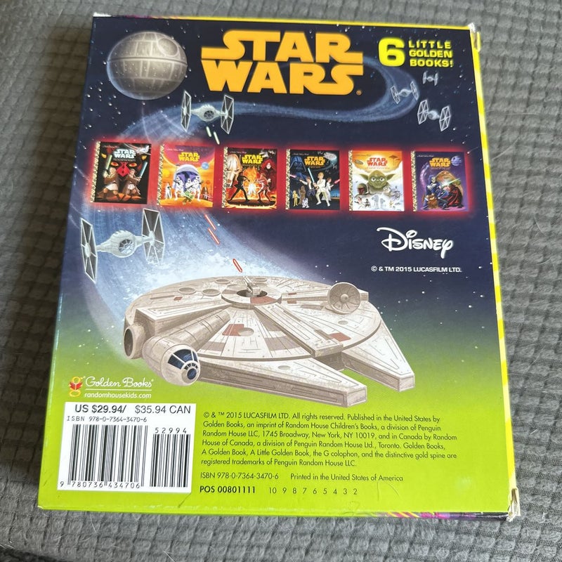 The Star Wars Little Golden Book Library (Star Wars) by Golden Books ...