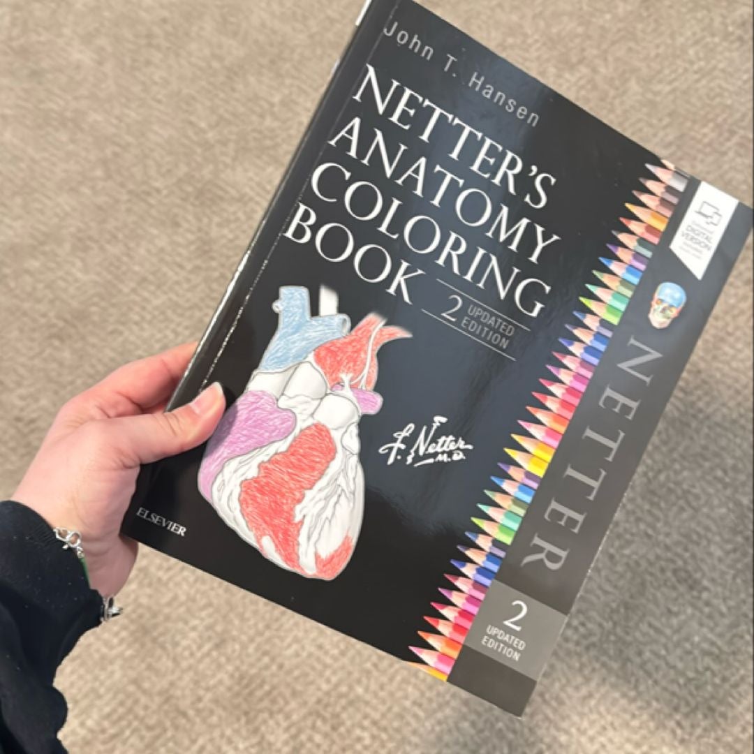 Netter's Anatomy Coloring Book Updated Edition by John T. Hansen
