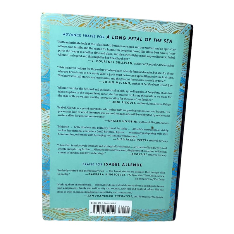 A Long Petal of the Sea by Isabel Allende, Nick Caistor, Amanda Hopkinson