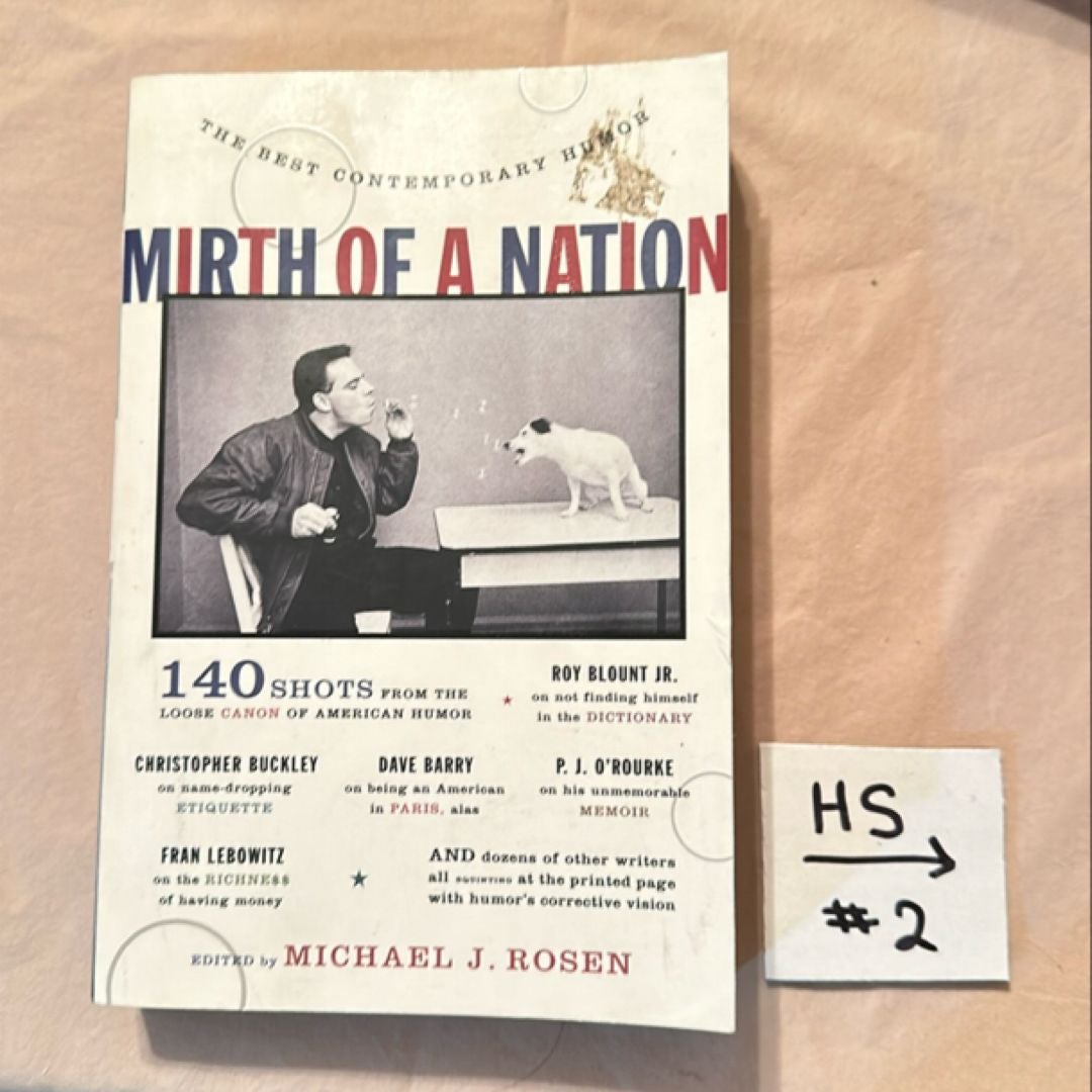 Michael J. Rosen Mirth of a Nation: The Best Contemporary Humor by ...