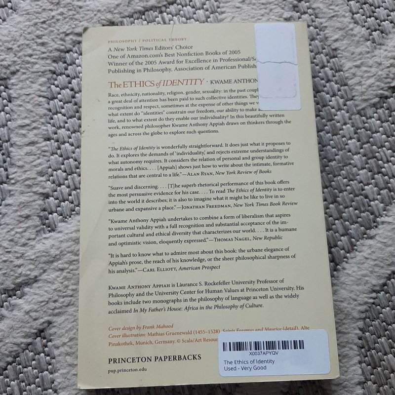 The Ethics of Identity by Kwame Anthony Appiah