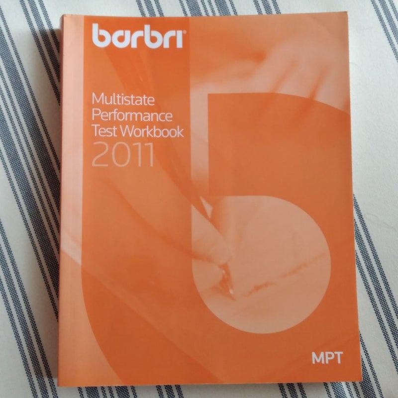 Barbri Multistate Performance Test Workbook 2011 by Professor Peter Jan ...
