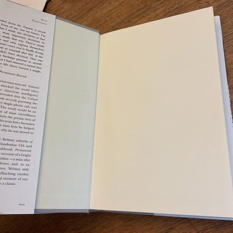 Permanent Record by Edward Snowden, Hardcover | Pangobooks