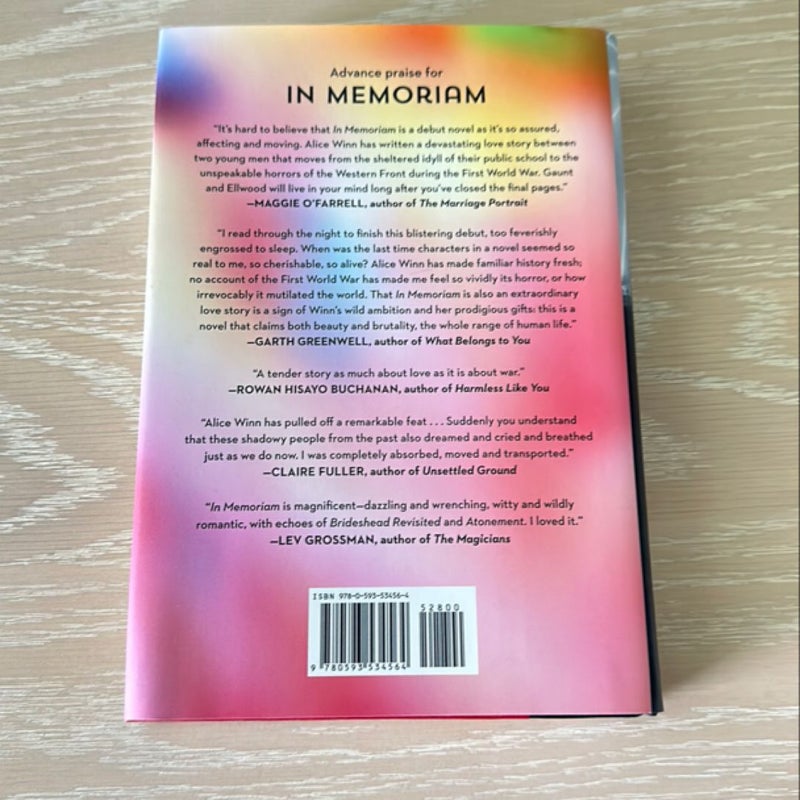 In Memoriam by Alice Winn, Hardcover | Pangobooks