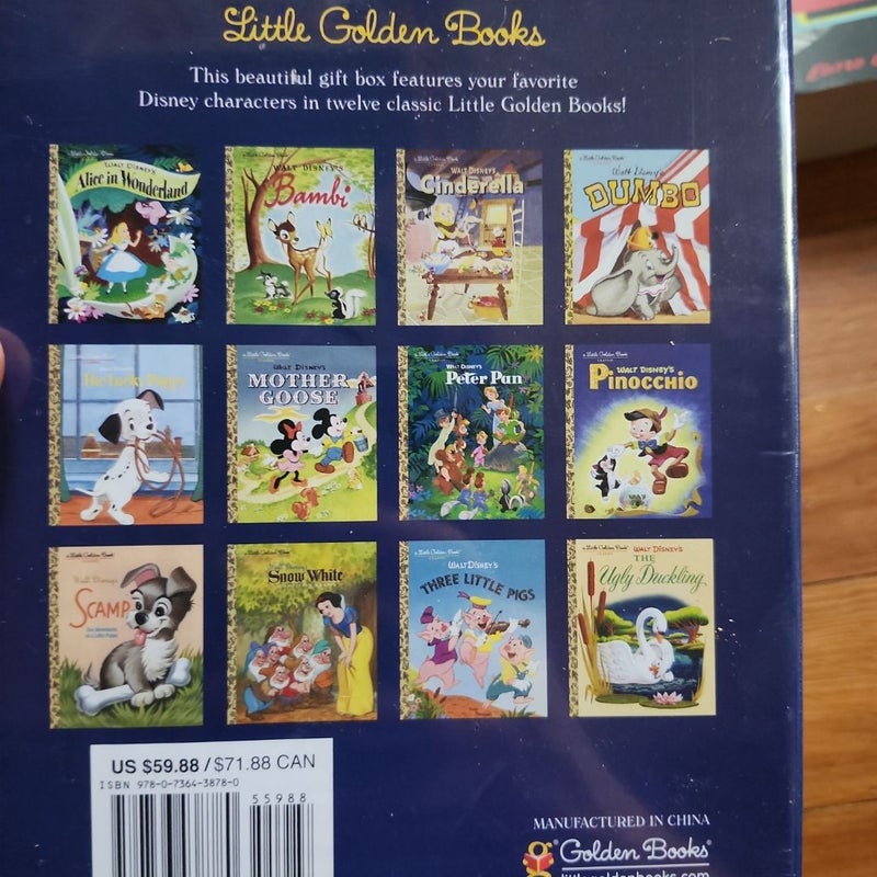 12 Beloved Disney Classic Little Golden Books (Disney Classic) by ...