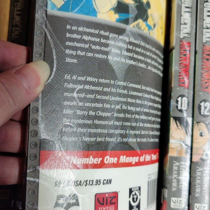 Fullmetal Alchemist Volumes 1,2,5,6,7,8,9,10,12,13,14,15,16,17 by ...