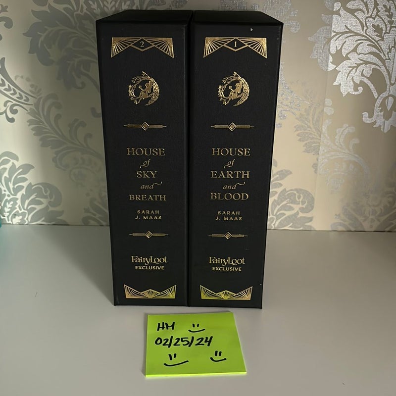 Fairyloot Crescent City HOEAB & HOSAB by Sarah J Maas, Hardcover ...