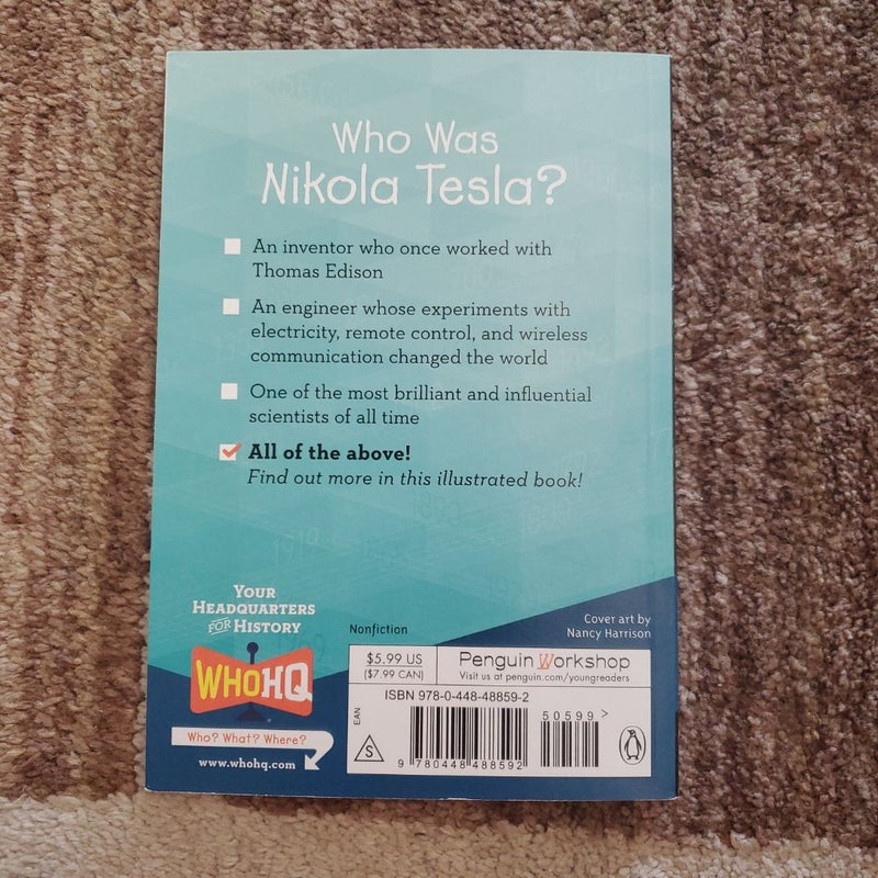 Who Was Nikola Tesla? by Jim Gigliotti, Paperback | Pangobooks
