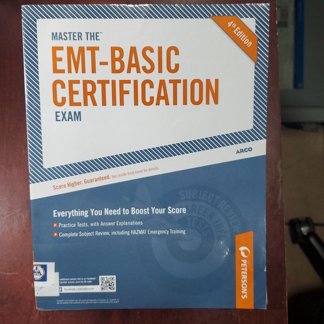 Master the EMT Basic Certification Exam by Peterson's