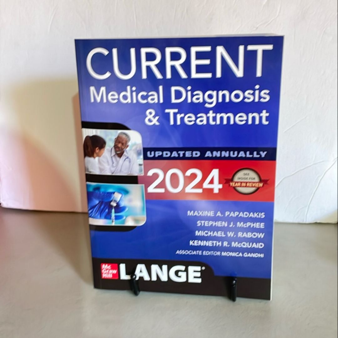 CURRENT Medical Diagnosis and Treatment 2024 by Monica Gandhi, Maxine A ...