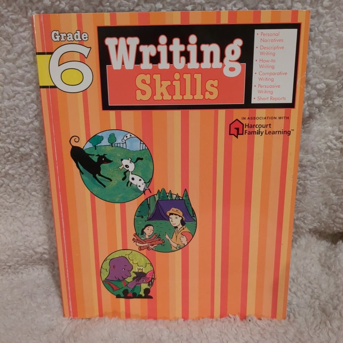 Writing Skills: Grade 6 (Flash Kids Harcourt Family Learning) by Flash ...