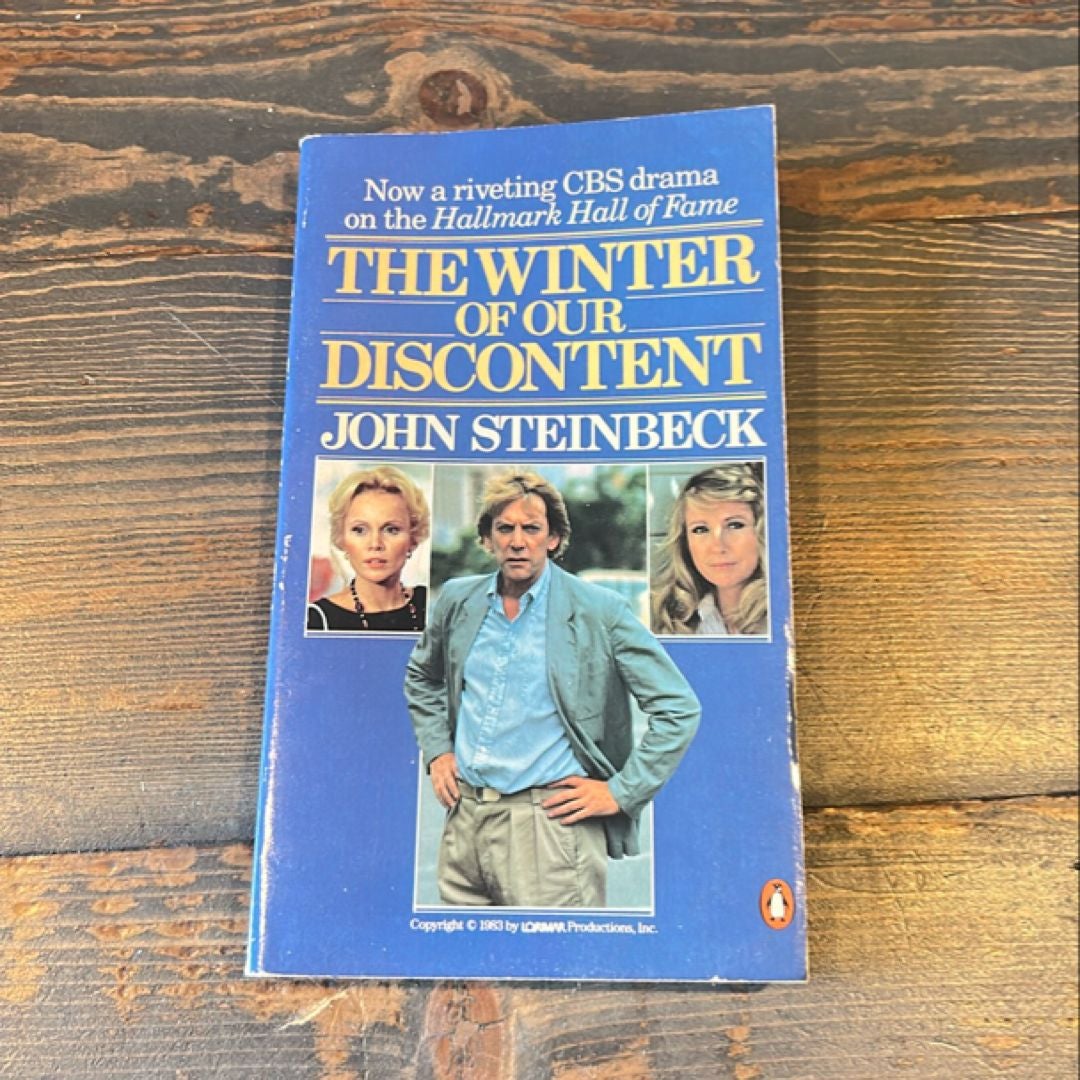 The Winter of Our Discontent by John Steinbeck