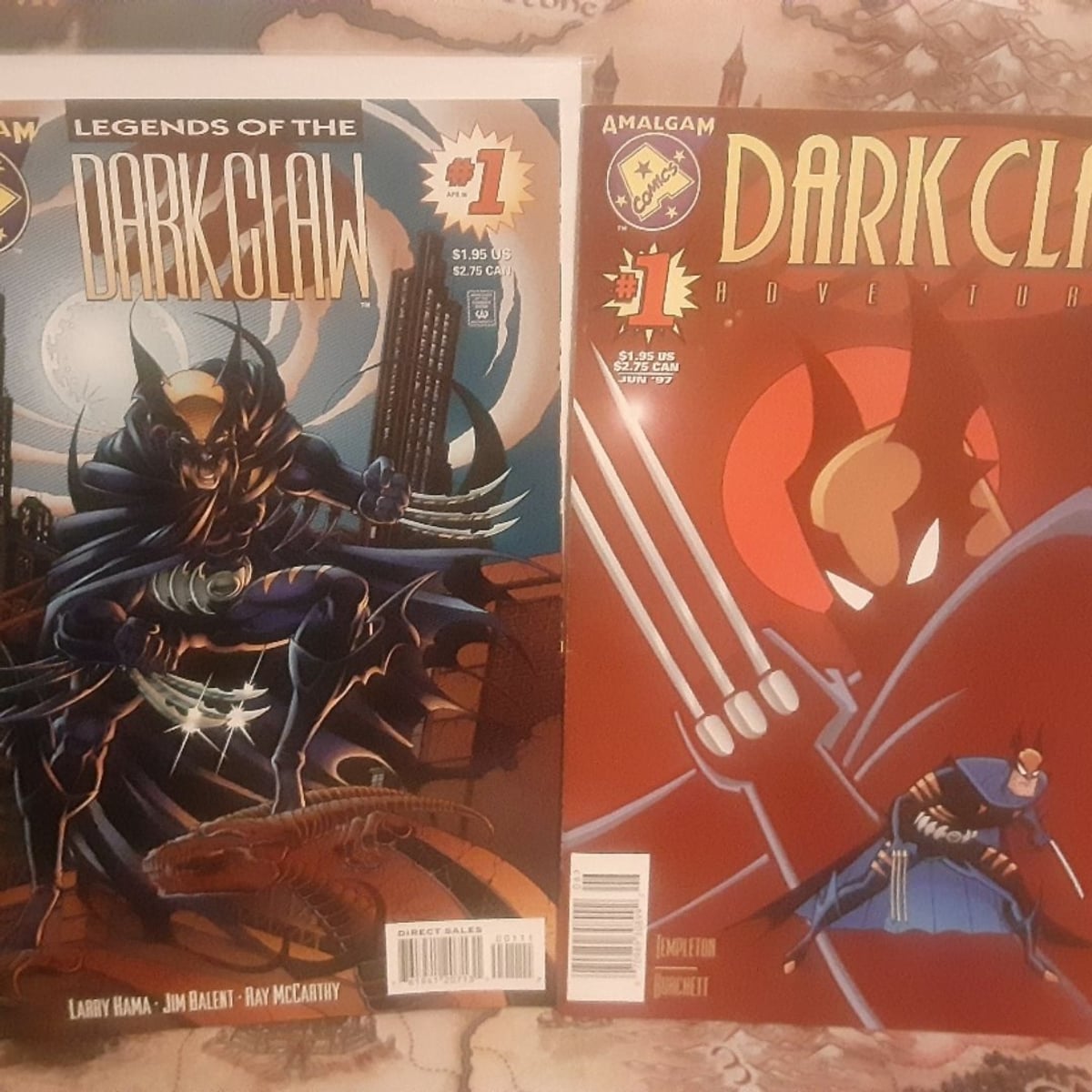 2 Amalgam Dark Claw Comics 1997 Legends of the Dark Claw Adventures by ...