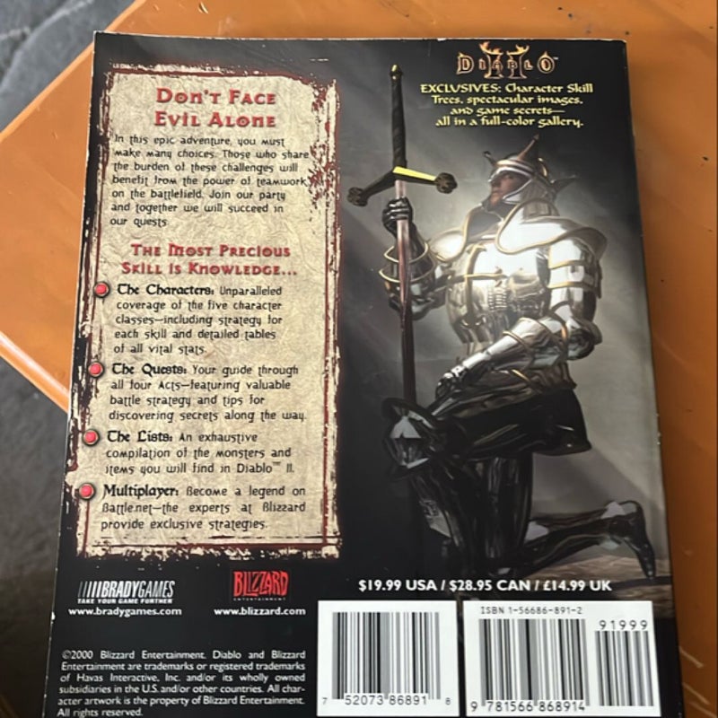Diablo II Official Strategy Guide by Bart Farkas