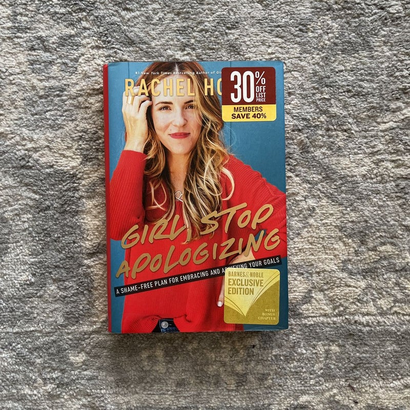 Girl, Stop Apologizing by Rachel Hollis, Hardcover | Pangobooks