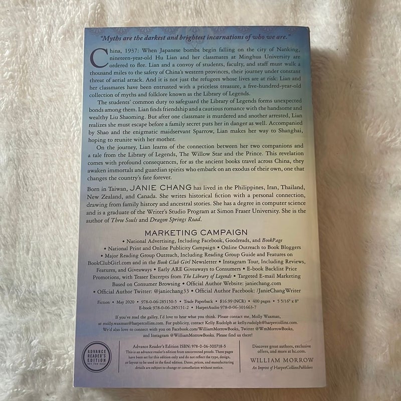 The Library of Legends by Janie Chang, Paperback | Pangobooks