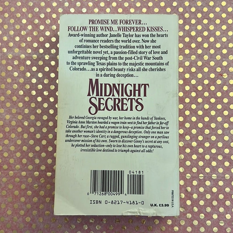 Midnight Secrets by Janelle Taylor, Paperback | Pangobooks