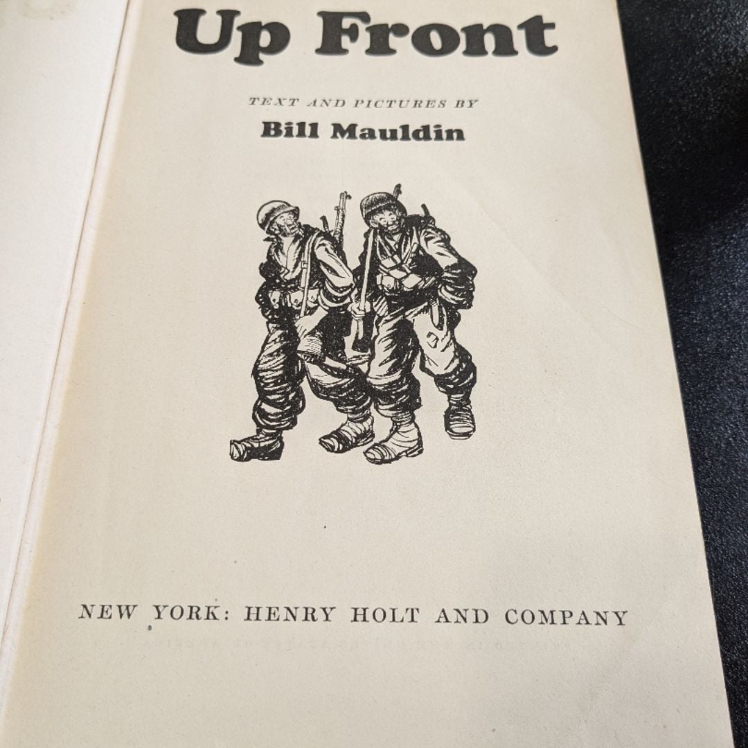 Up Front by Bill Mauldin, Hardcover | Pangobooks
