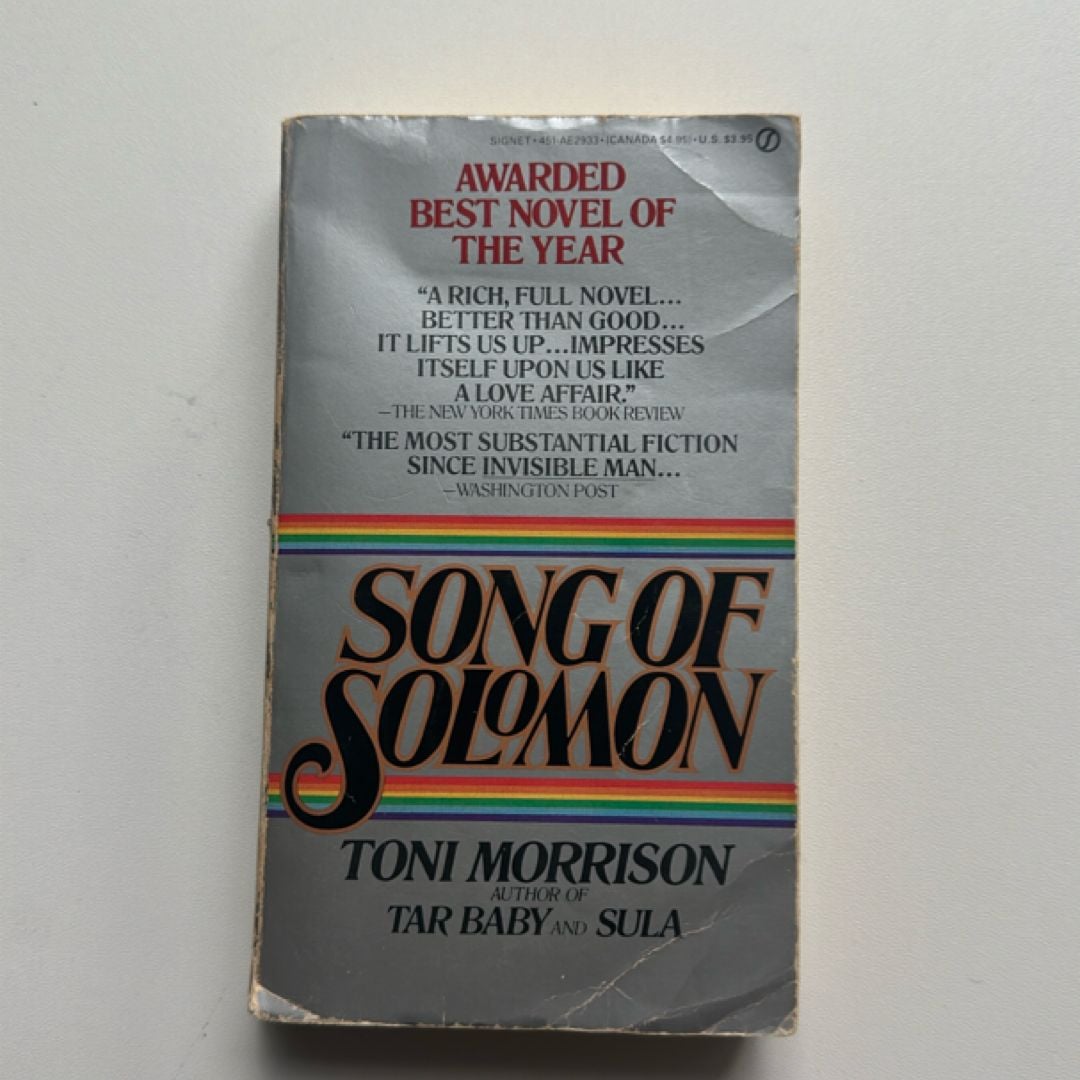 Song of Solomon by Toni Morrison , Paperback | Pangobooks