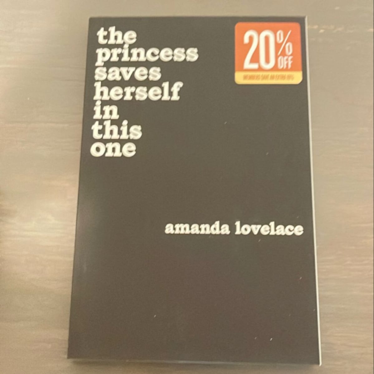 The Princess Saves Herself in This One by Amanda Lovelace, ladybookmad
