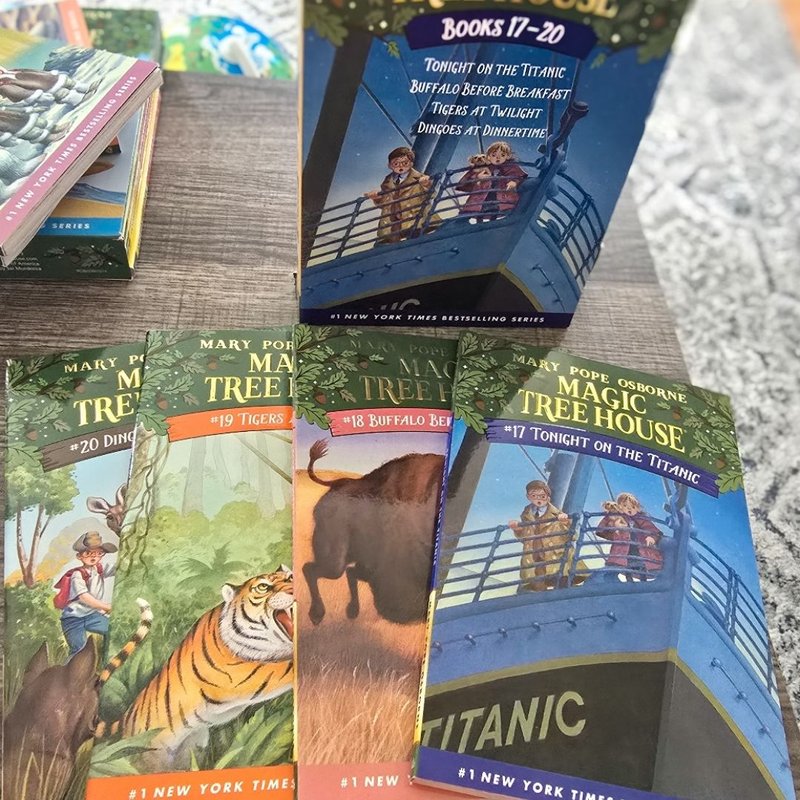 Magic Tree House Books 17-20 Boxed Set by Mary Pope Osborne