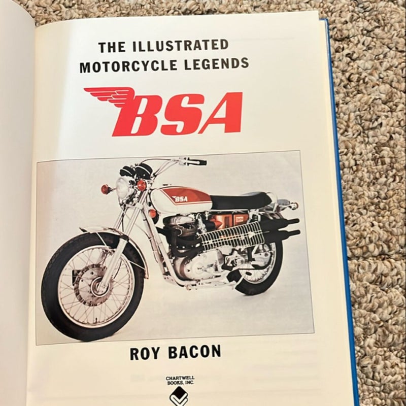 BSA, Illustrated Motorcycle Legends by Roy Bacon