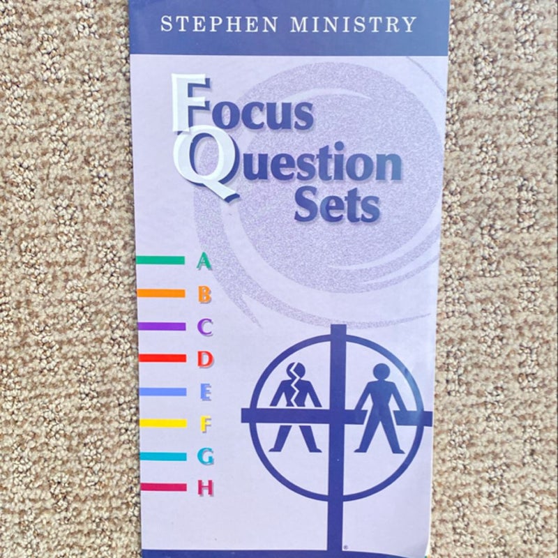 Focus Question Sets Brochure by Stephen Ministry, Paperback | Pangobooks