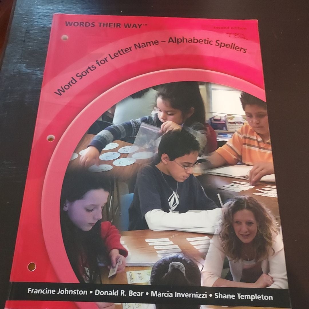 Word Sorts for Letter Name - Alphabetic Spellers by Francine R ...