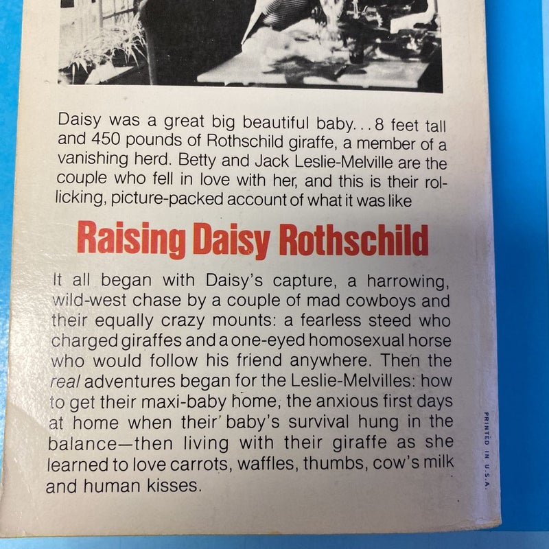 Raising Daisy Rothschild by Betty Leslie-Melville, Jock Leslie-Melville