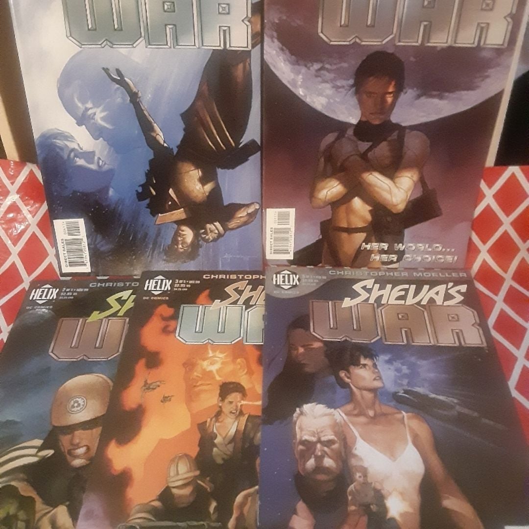 Sheva's War 1,2,3,4,5 Helix DC comic lot Christopher Moeller. Re ...