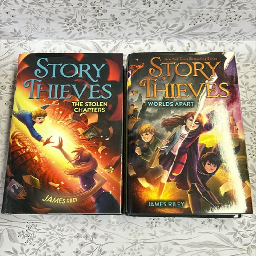 The Stolen Chapters & Worlds Apart Hardcover Bundle by James Riley ...