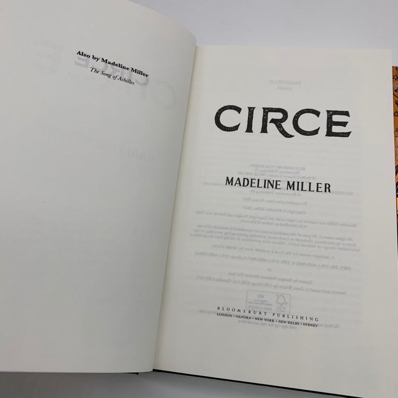 Circe Waterstones UK Foiled Hardcover Special Edition by Madeline ...