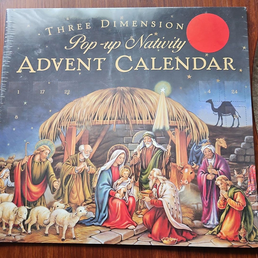 Three Dimensional Pop-up Nativity Advent Calendar by