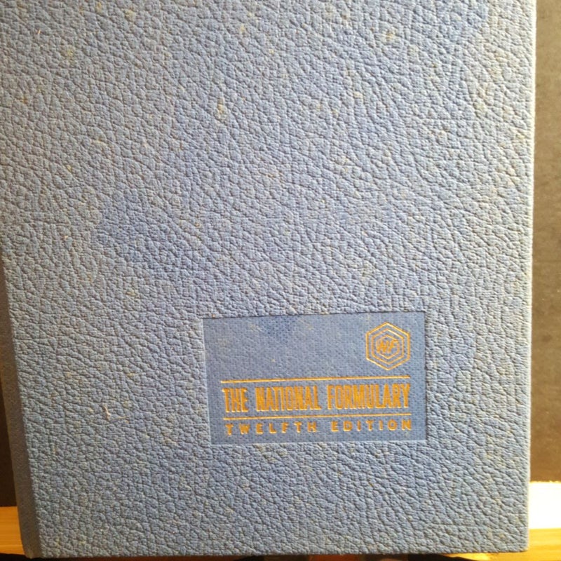 The national formulary 12th edition by , Hardcover | Pangobooks