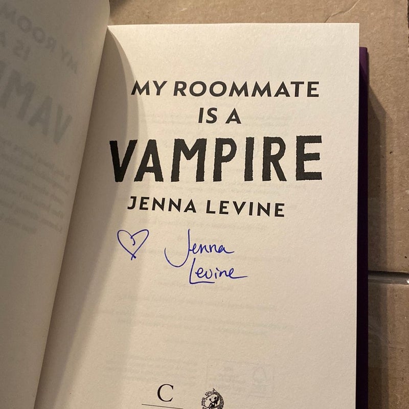 My Roommate is a Vampire -fairyloot edition by Jenna Levine, Hardcover ...