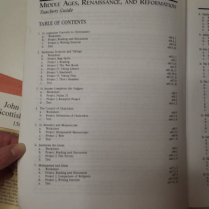 Middle Ages, Renaissance, and Reformation History by Marlin Detweiler ...