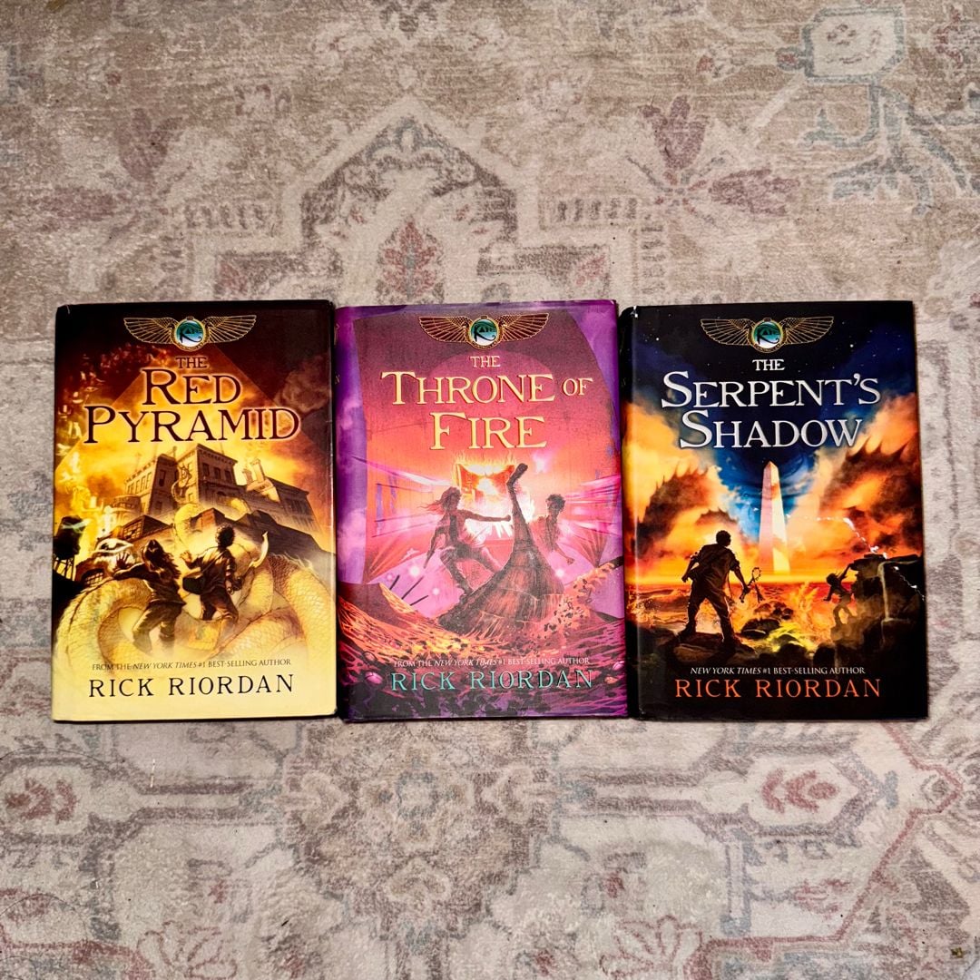 The Kane Chronicles Hardcover Trilogy by Rick Riordan – Complete Set by ...