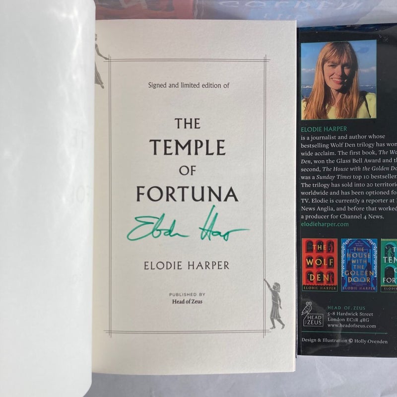 The Wolf Den Trilogy UK SIGNED LIMITED First Editions by Elodie Harper ...