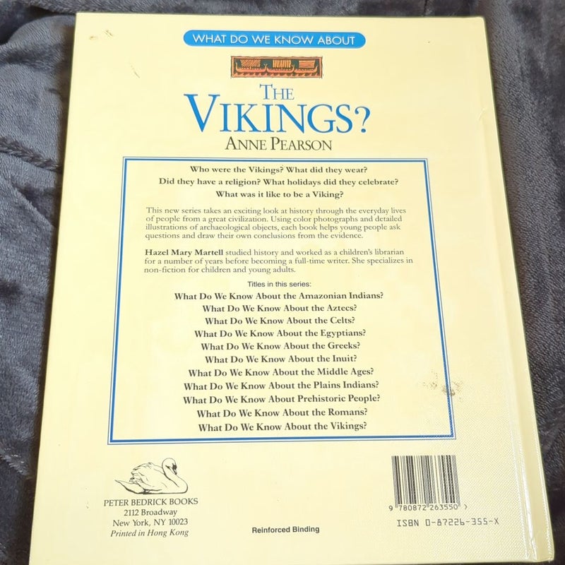 What Do We Know about the Vikings? by Helen M. Martell, Hardcover ...