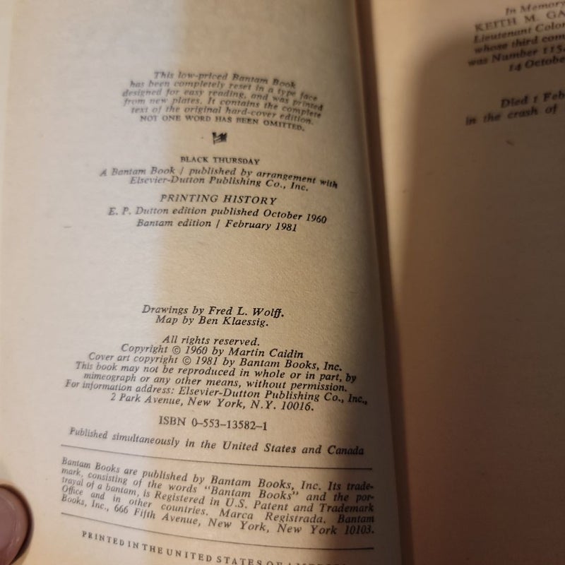 Black Thursday by Martin Caidin