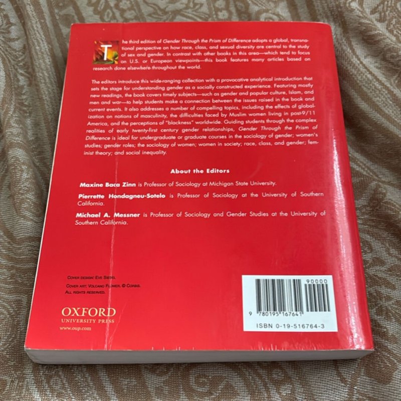 Gender Through the Prism of Difference by Michael A. Messner, Stephanie ...