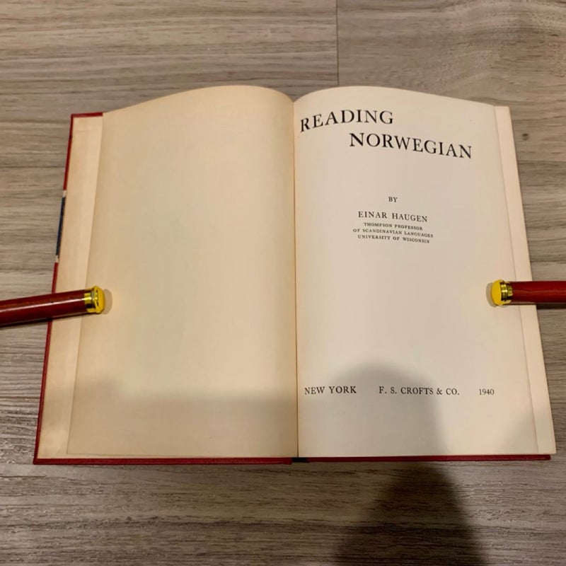 Reading Norwegian by Einar Haugen , Hardcover | Pangobooks